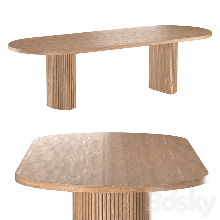 BYRON RECTANGULAR DINING TABLE - Table - 3D model