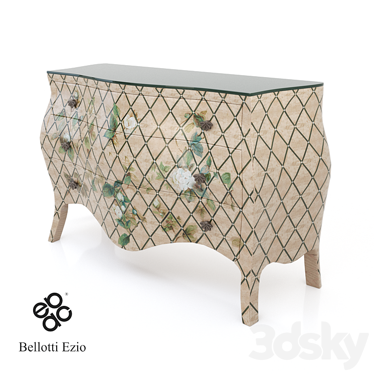 (OM) Bellotti Ezio 3723 - Sideboard & Chest of drawer - 3D model