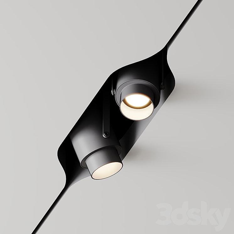 Ceiling Light from SAS International Lighting - Technical lighting - 3D ...