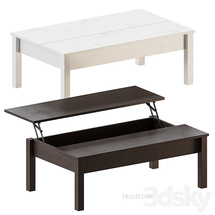 TRULSTORP IKEA coffee table - Table - 3D model