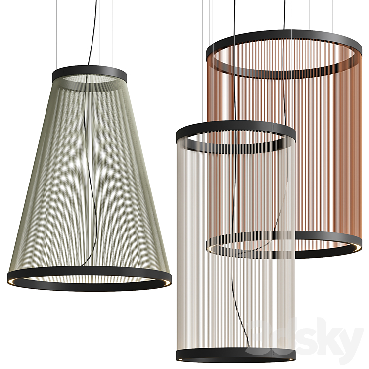 Vibia Array Pendant Light 3d Model