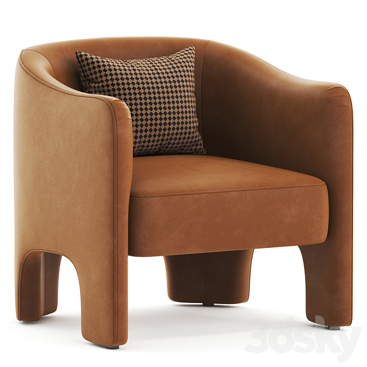 Sully chair - Arm chair - 3D model