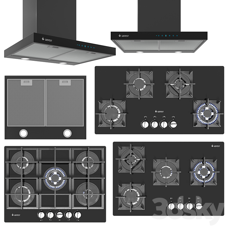 Gefest kitchen appliances B4 - Kitchen appliance - 3D model