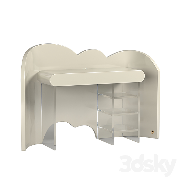 CLOUD DESK - Table + Chair - 3D model