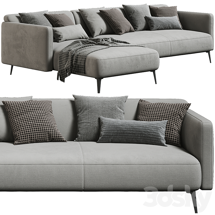 BoConcept Modena Chaise Longue 02 - Sofa - 3D model
