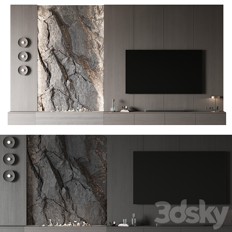TV panel No. 14 - TV Wall - 3D model