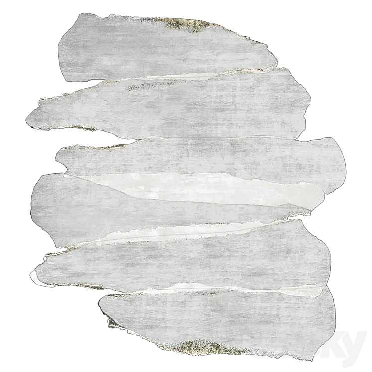 Apolina Organic Rug - Carpets - 3D model