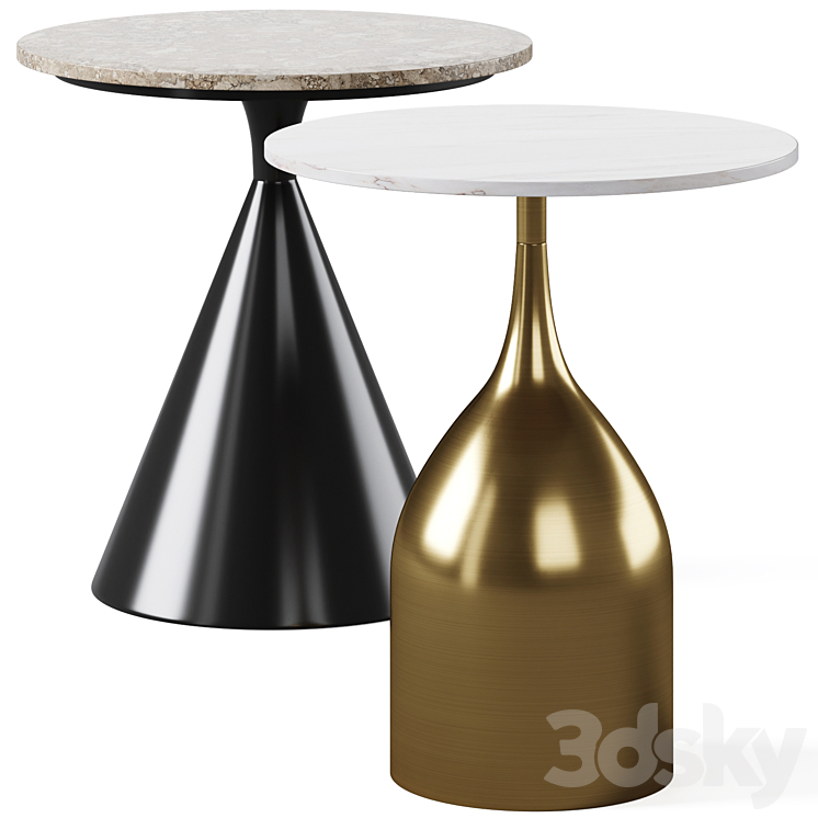 Coffee table Rita, Nube Tulip by Kare design - Table - 3D model