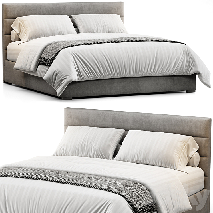 RH HORIZONTAL BED - Bed - 3D model
