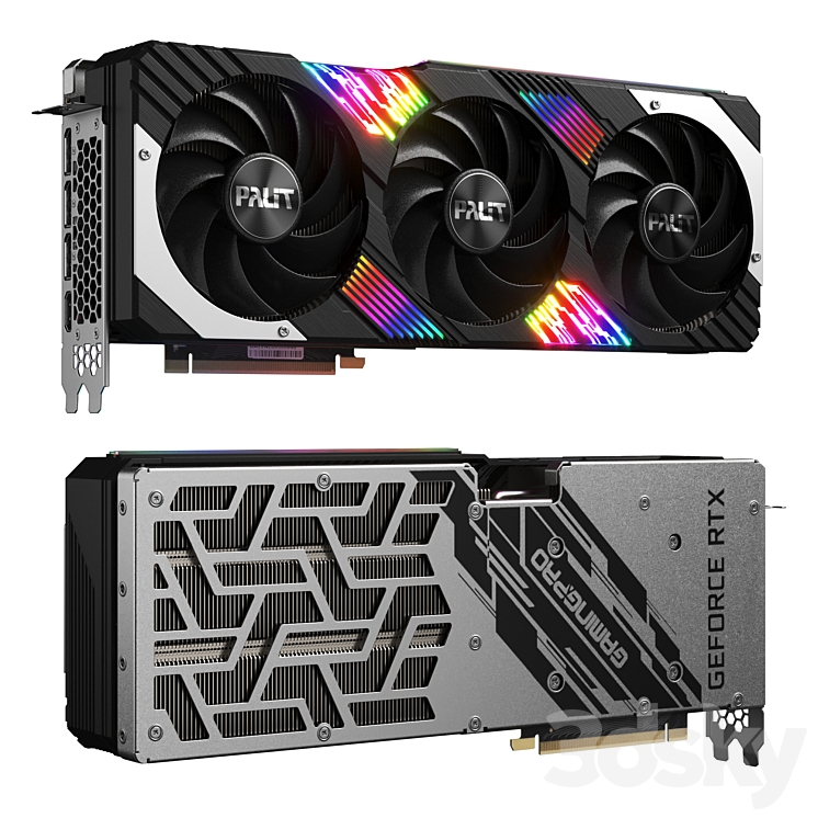 Palit RTX 4080 Gaming Pro - PC & other electronics - 3D model