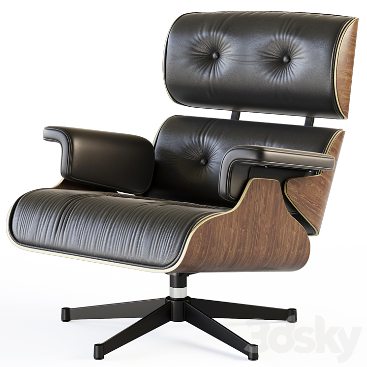 Armchair Eames Lounge Chair - Arm chair - 3D model