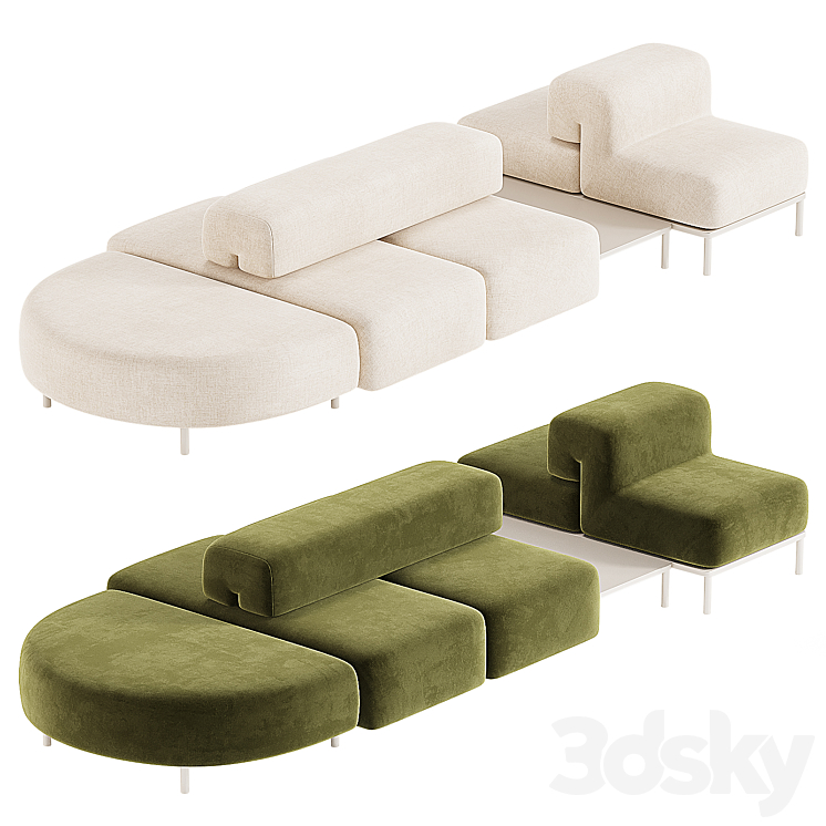 Padun Sofa by Faina - Sofa - 3D model