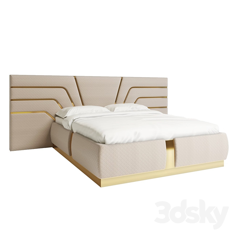OM Bed Sogno Doro - Bed - 3D model