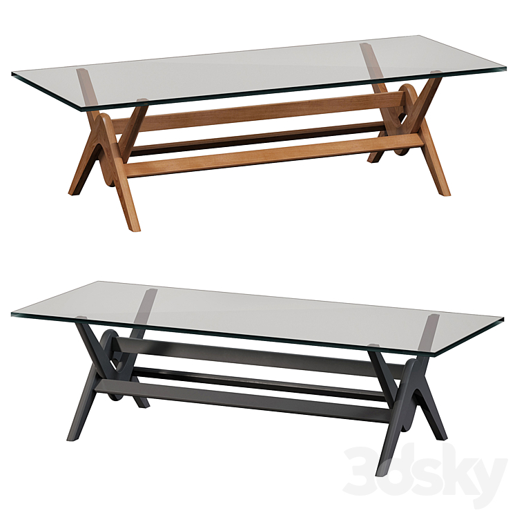 Capitol Complex Table By Cassina Table 3d Model