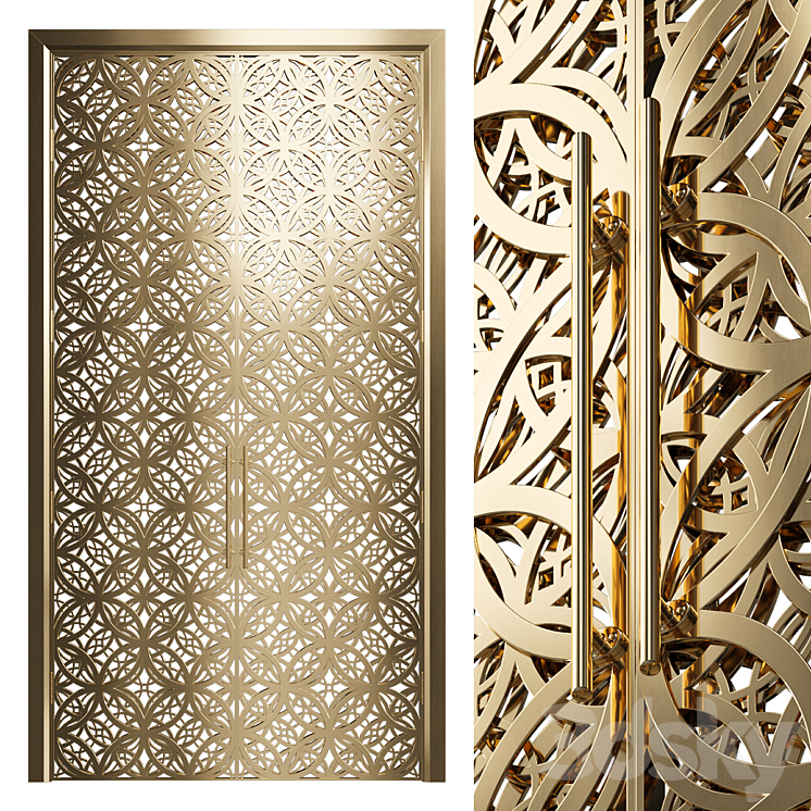 Door 563. Modern Arabic door - Doors - 3D model