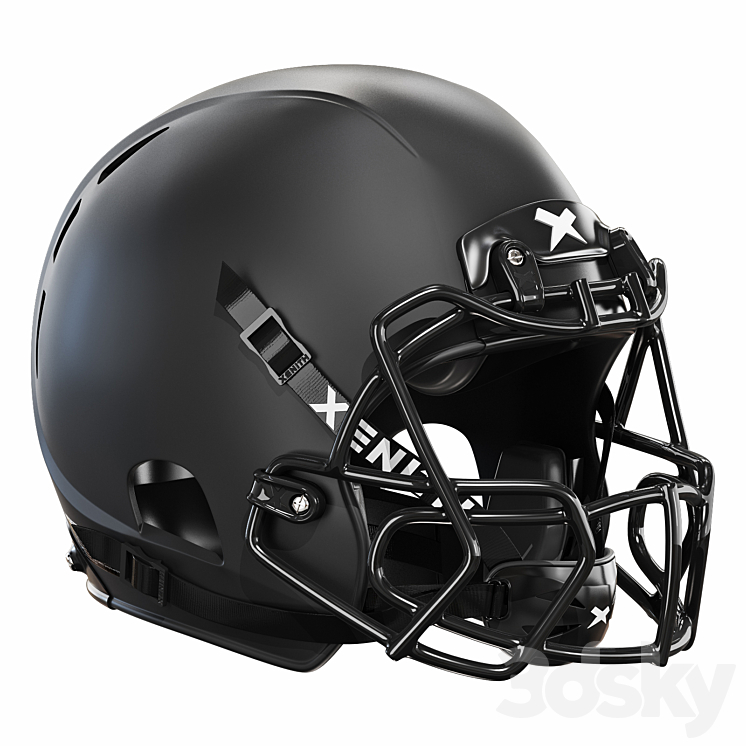 Xenith x2e helmet - Sports - 3D model