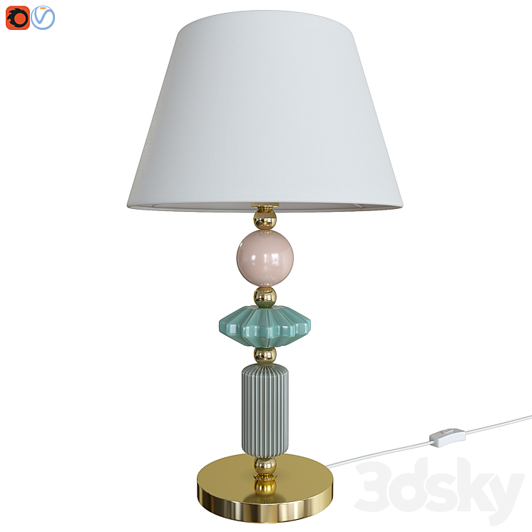 Odeon Light 4861/1TB CANDY - Table lamp - 3D model