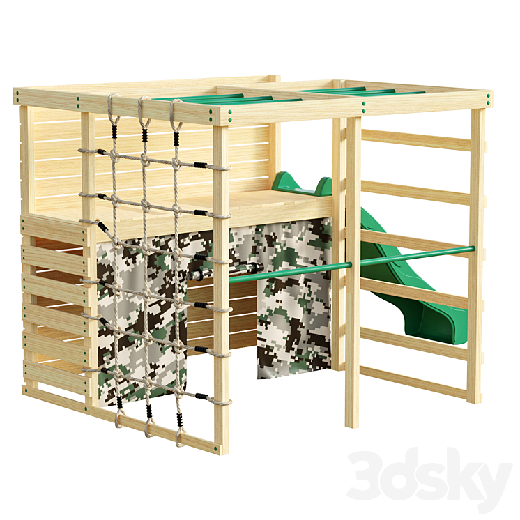 PLUMR CLIMBING CUBE PLAY CENTER - Playground - 3D model