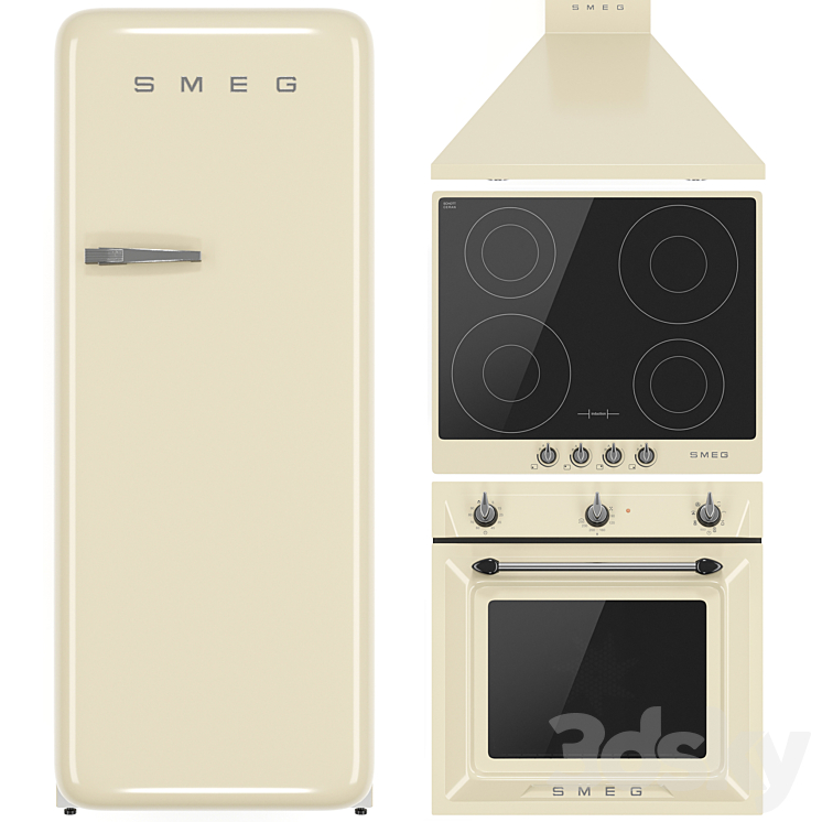 SMEG kitchen appliances - Kitchen appliance - 3D model