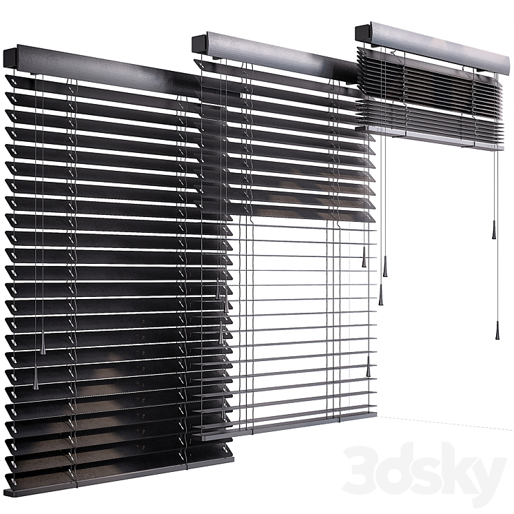 Blinds 11 - Curtain - 3D model