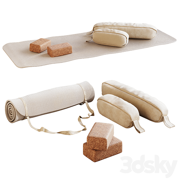 Lenya Yoga Set Sports 3d Model