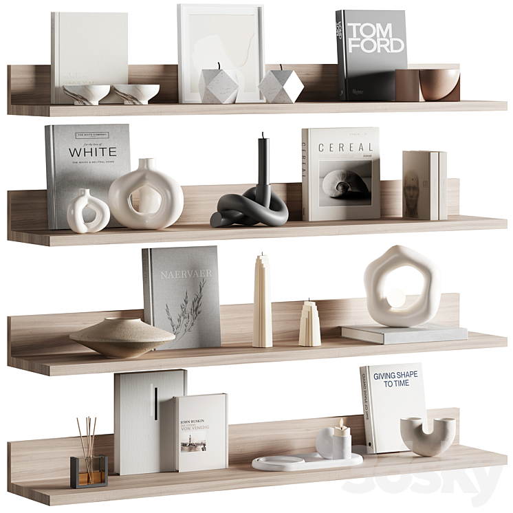 Decorative Set 052 Decorative Set 3d Model