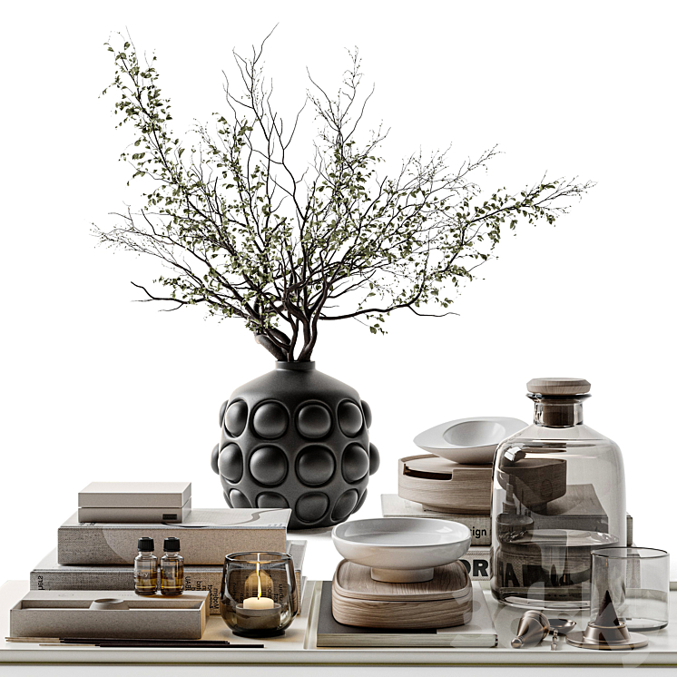 Decorative Set 071 Decorative Set 3d Model