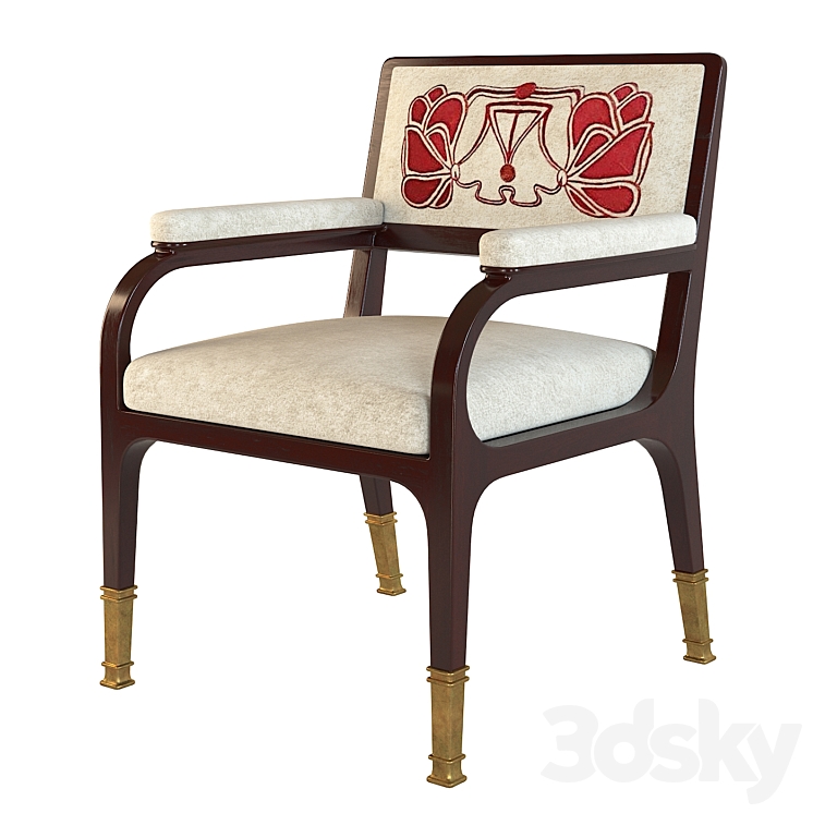 Otto Wagner 1900 chair - Chair - 3D model