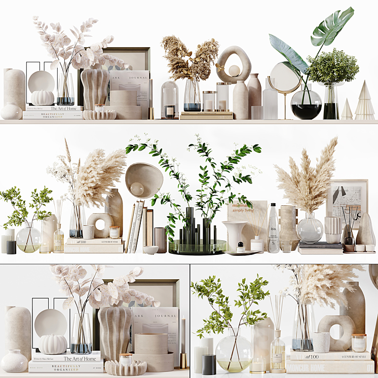 Decorative Set 239 Decorative Set 3d Model