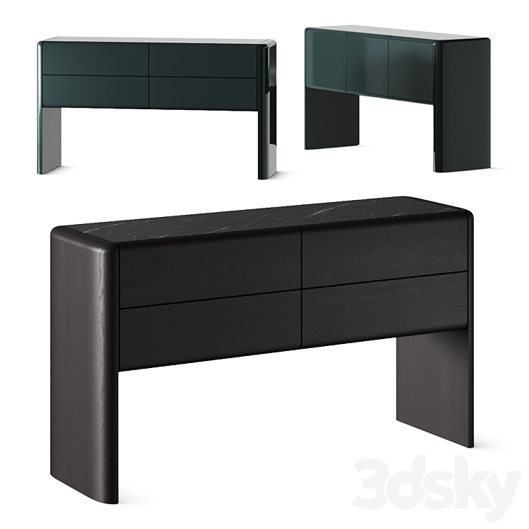 Poliform Duke Sideboard - Sideboard & Chest of drawer - 3D model