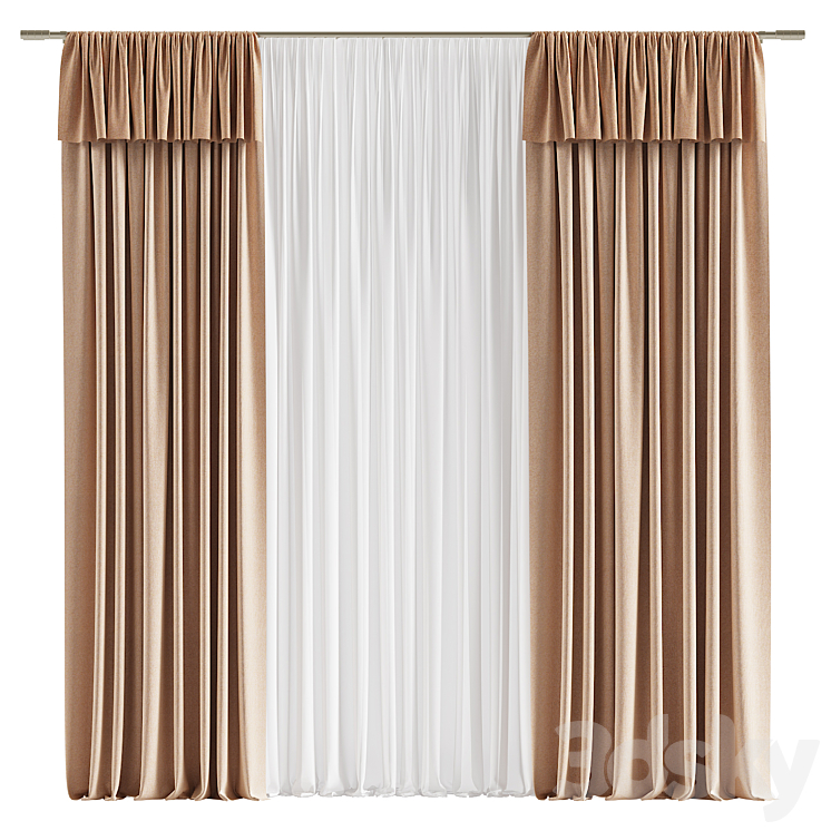 Curtain #036 - Curtain - 3D model
