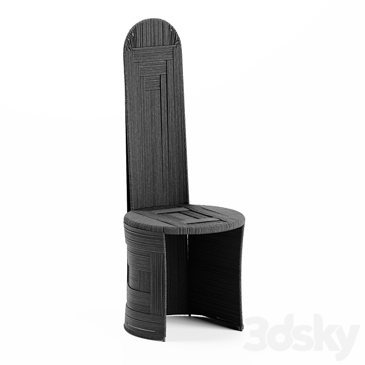 Miss Rope chair from Baxter - Chair - 3D model