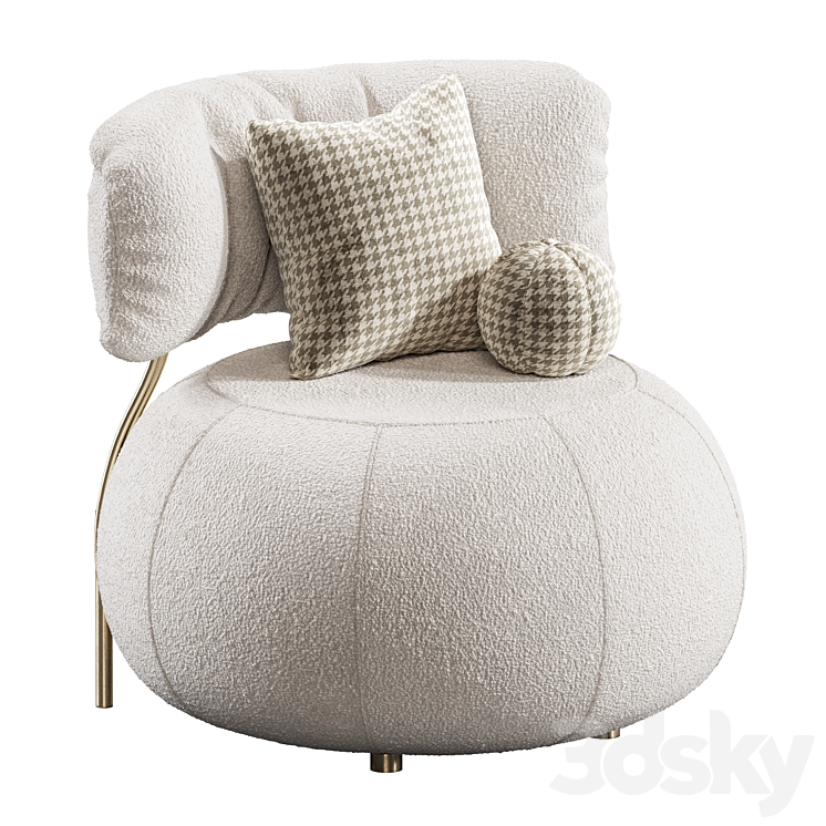 Forry by Brunsta - Arm chair - 3D model