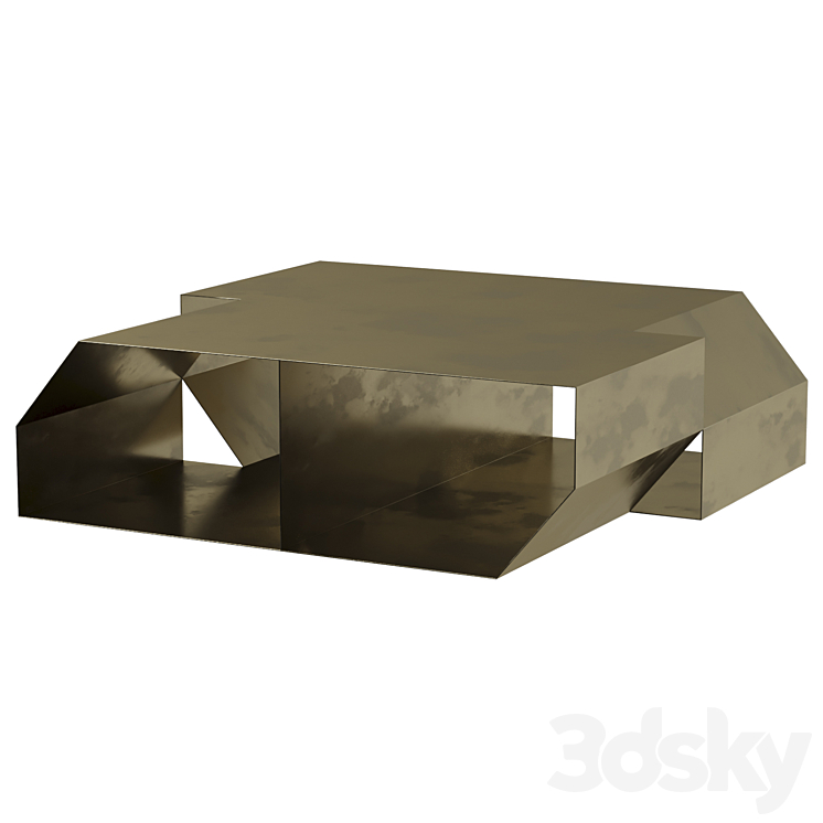 Chamfer Coffee Table By Christopher Stuart - Table - 3D model