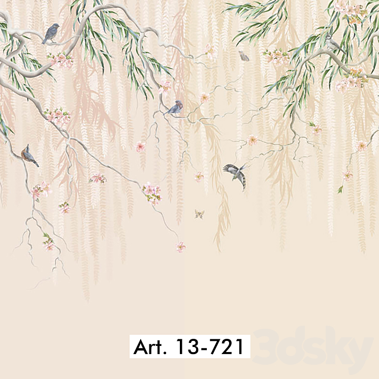 Photo wallpaper MasterFresok Art. 13-721 OM - Wall covering - 3D model