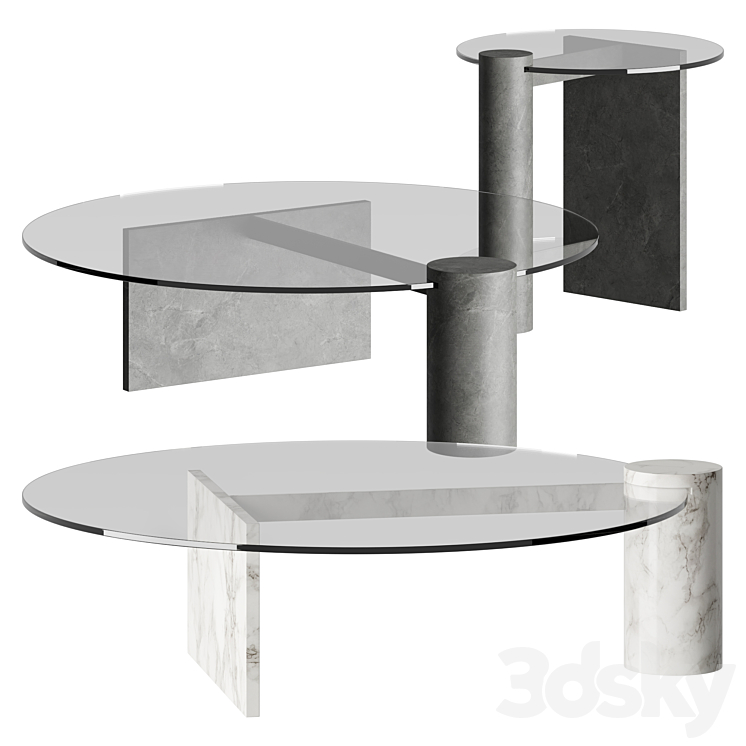 Natuzzi Italia FROST | Table - Table - 3D model