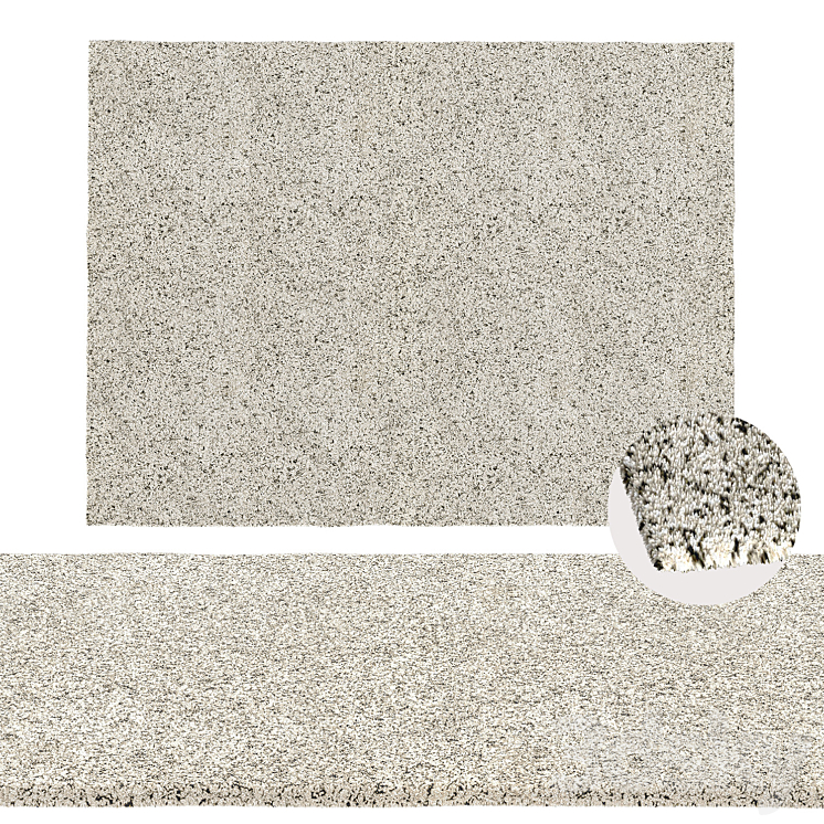 High pile carpet VINDUM from IKEA - Carpets - 3D model
