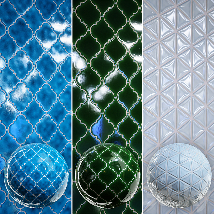 Tile 4K Materials A9 - Tile - 3D model