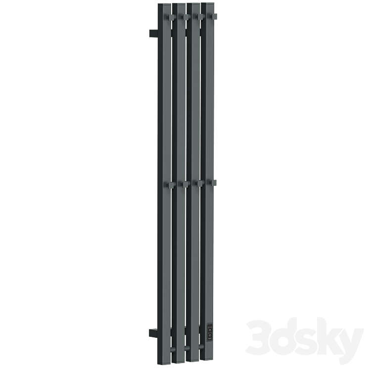 OM Electric heated towel rail EWRIKA Penelope P4 120x21, graphite ...