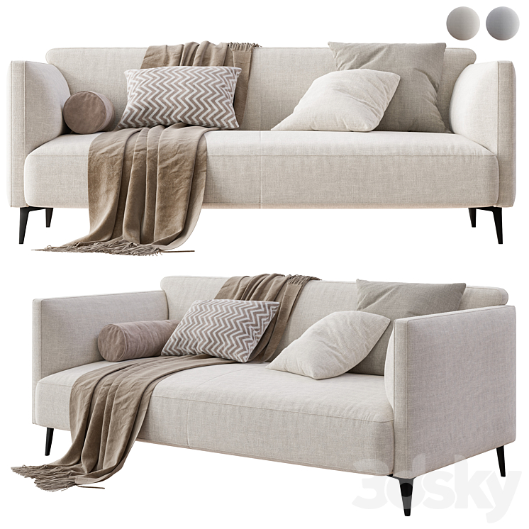 Boconcept Modena Two Seater Sofa - Sofa - 3D model