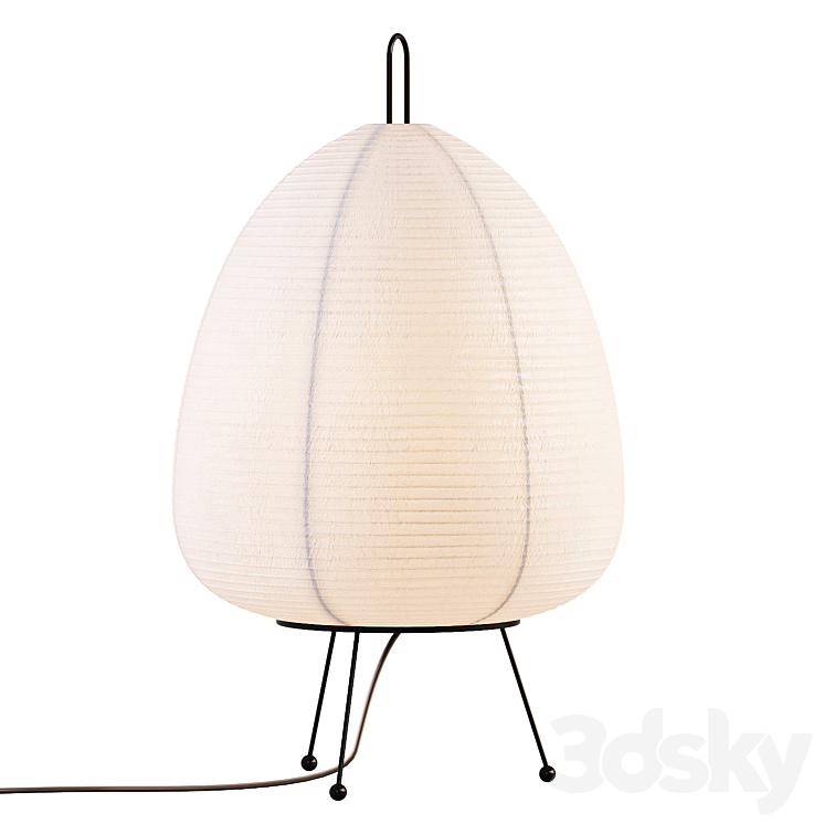 Akari 1A Table Lamp - Table lamp - 3D model