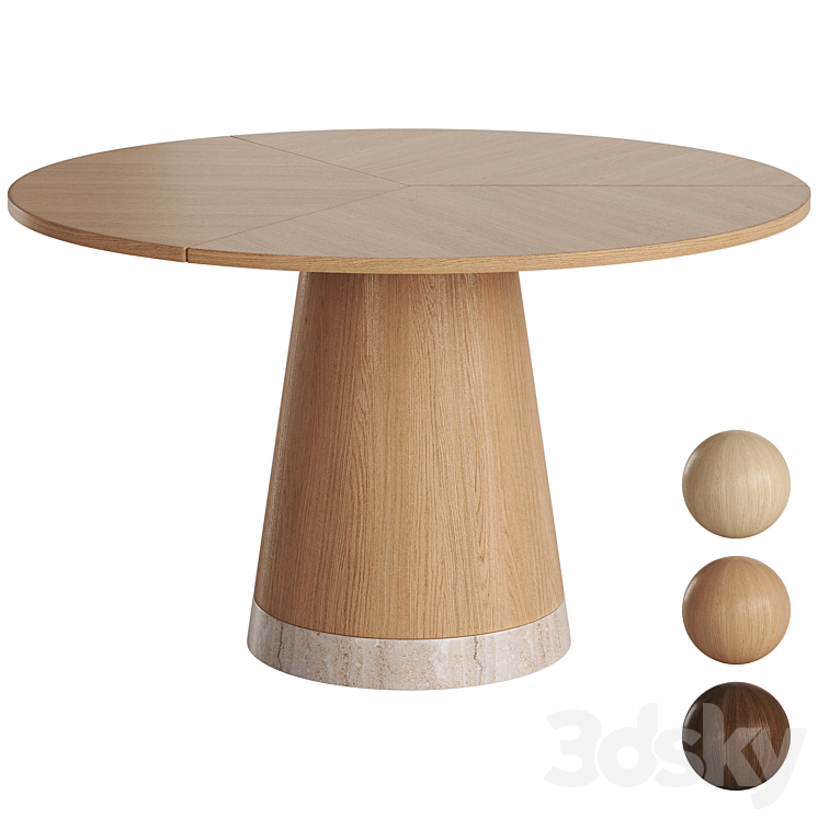 Bolia Piro Dining Table - Table - 3D model