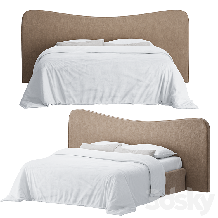 Bed Head | Custom Made | Saatchi - Bed - 3D model