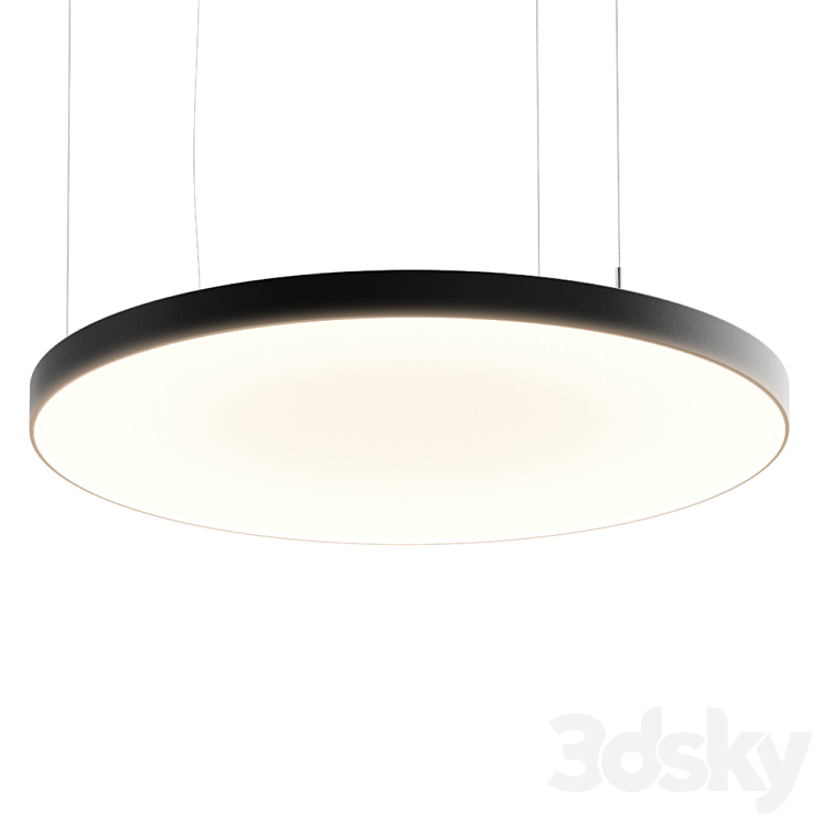 Round LED pendant light H50mm - Pendant light - 3D model