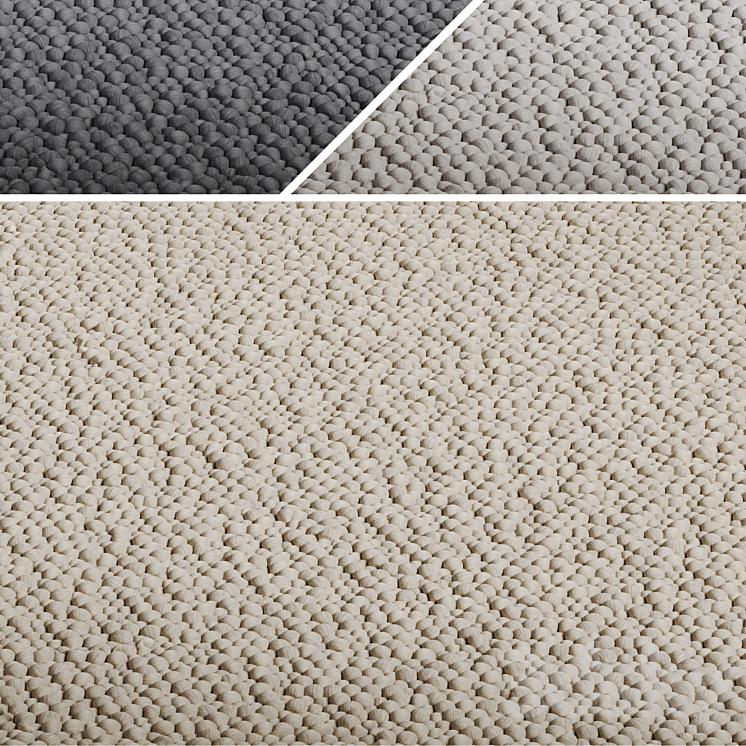 Seamless wool carpeting - Carpets - 3D model