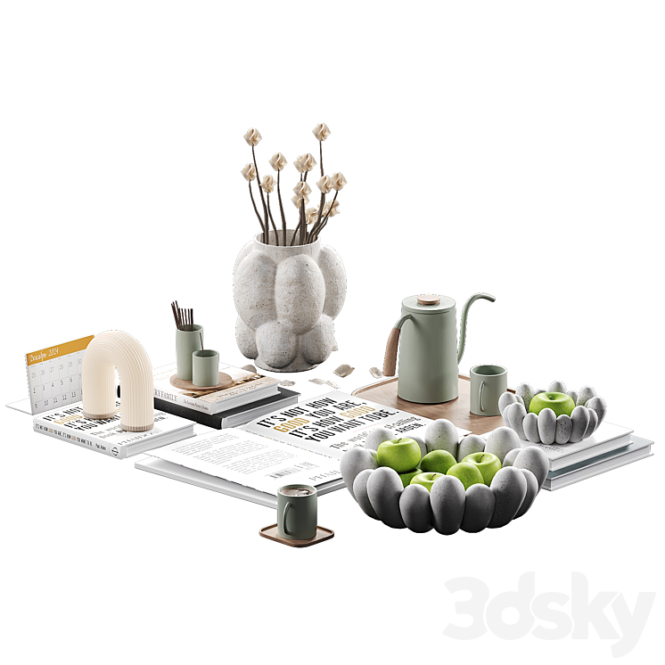 Decorative Set 007 Decorative Set 3d Model