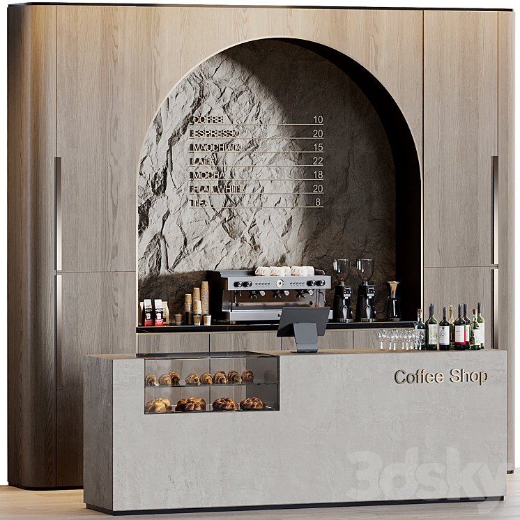 Coffee Bar 05 - Restaurant - 3D model