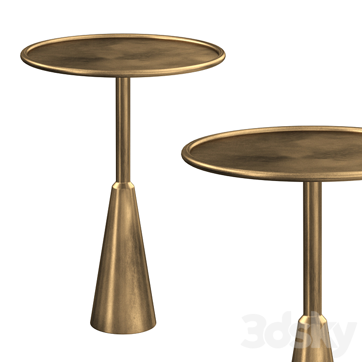 Noir Hiro Side Table - Table - 3D model