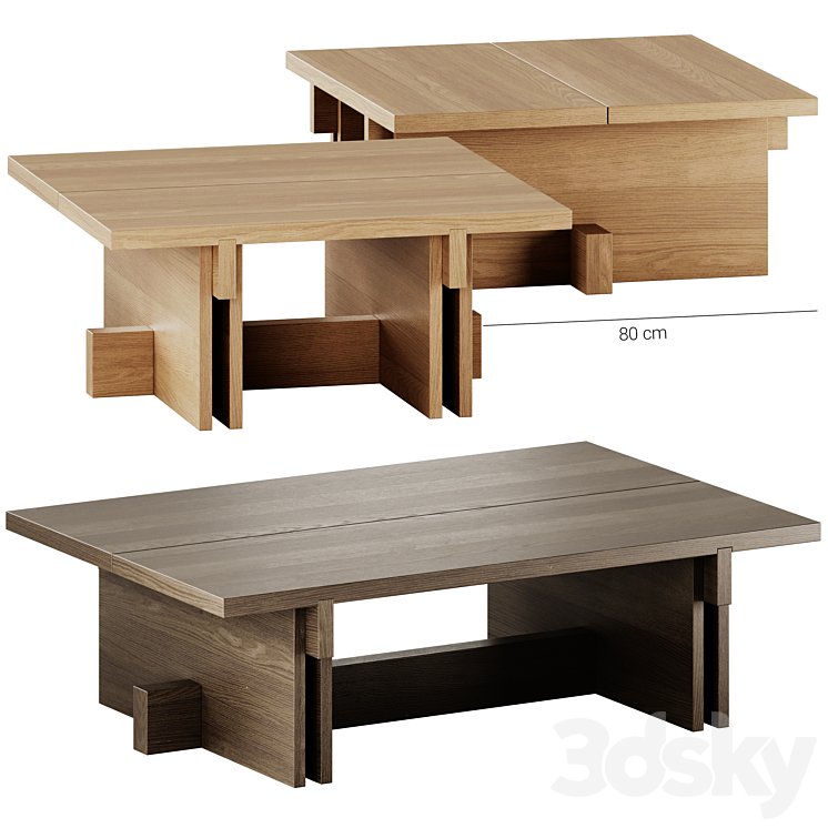 Kendo Mobiliario Rak Coffee Tables - Table - 3D model