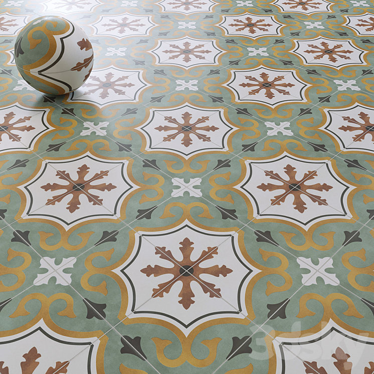 Tiles set 512 - Tile - 3D model